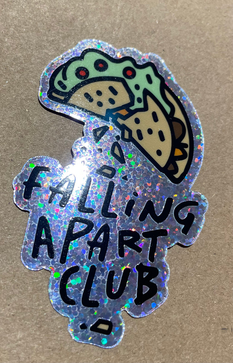 Sticker -Falling Apart Club – LEN: Democratic Purveyors