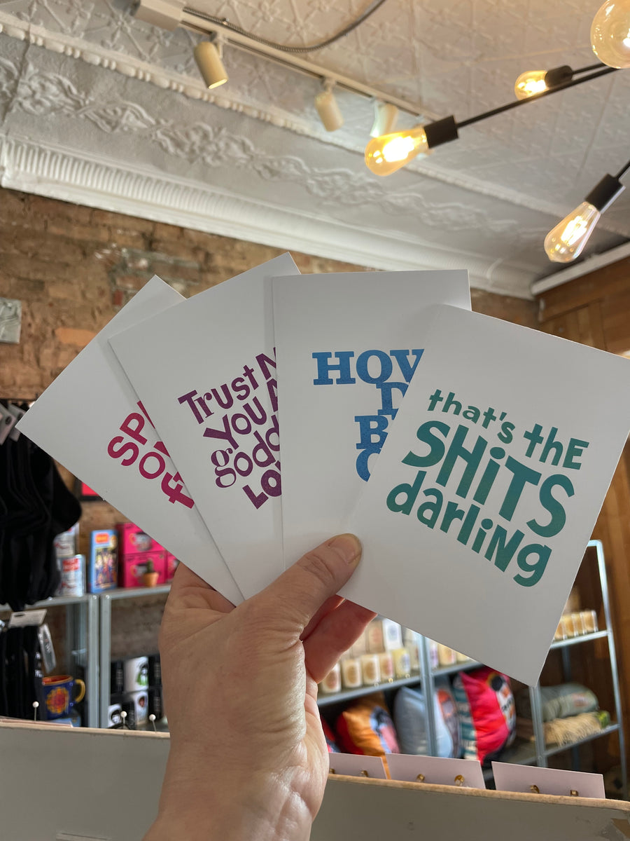 That's the Shits Darling - Plane Jane Greeting Card – LEN: Democratic ...