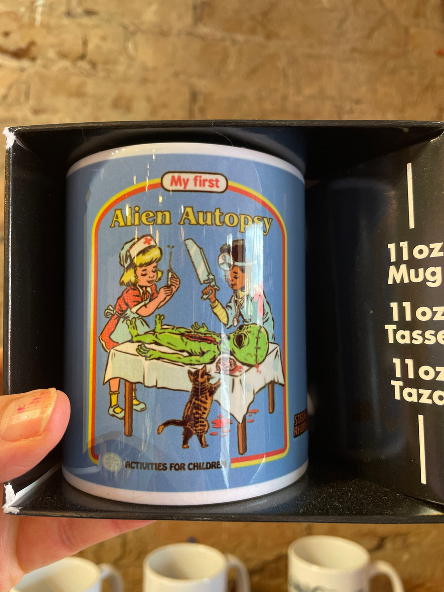 My First Alien Autopsy Steven Rhodes Coffee Mugs! – LEN: Democratic ...
