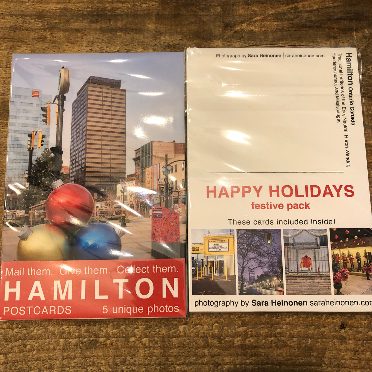 Hamilton Postcards - Happy Holidays Festive 5 PACK – LEN: Democratic ...