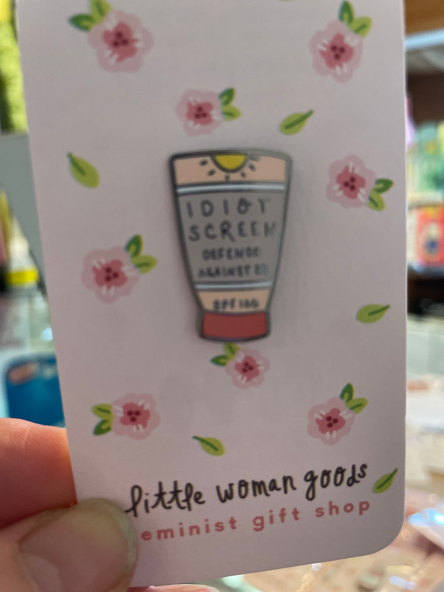 Idiot Screen Enamel Pin – LEN: Democratic Purveyors