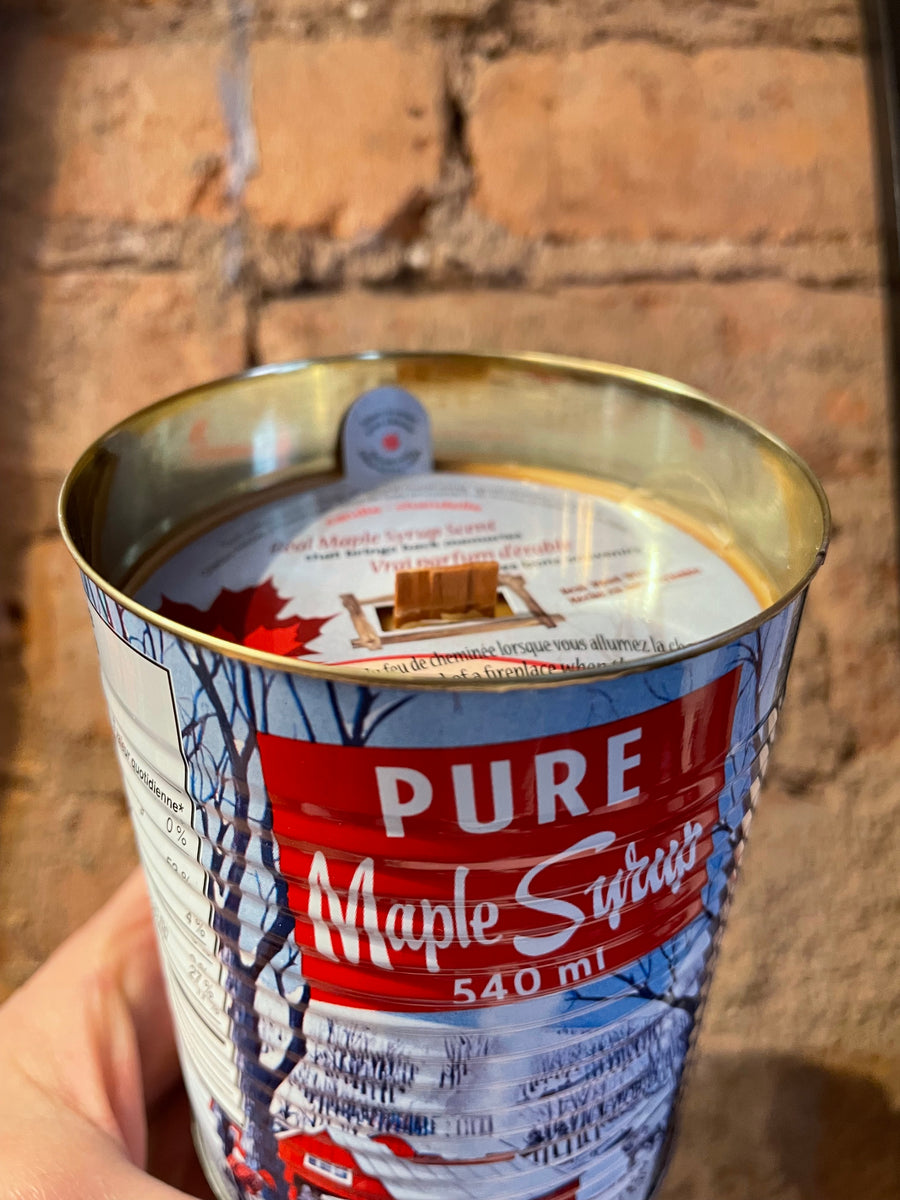 Maple Syrup Tin Soy Candles – LEN: Democratic Purveyors