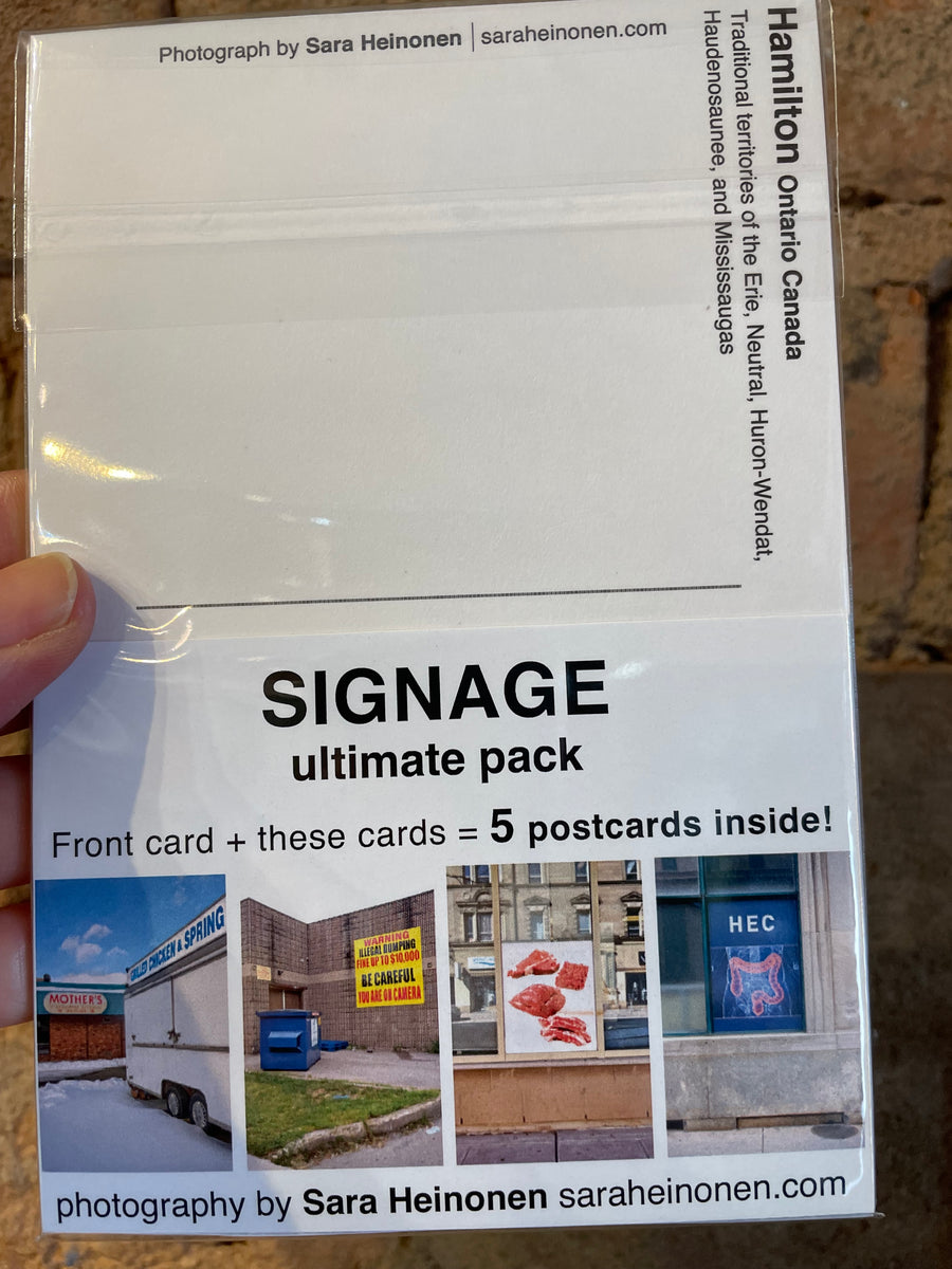 Signage Ultimate Pack Postcards - 5 PACK – LEN: Democratic Purveyors